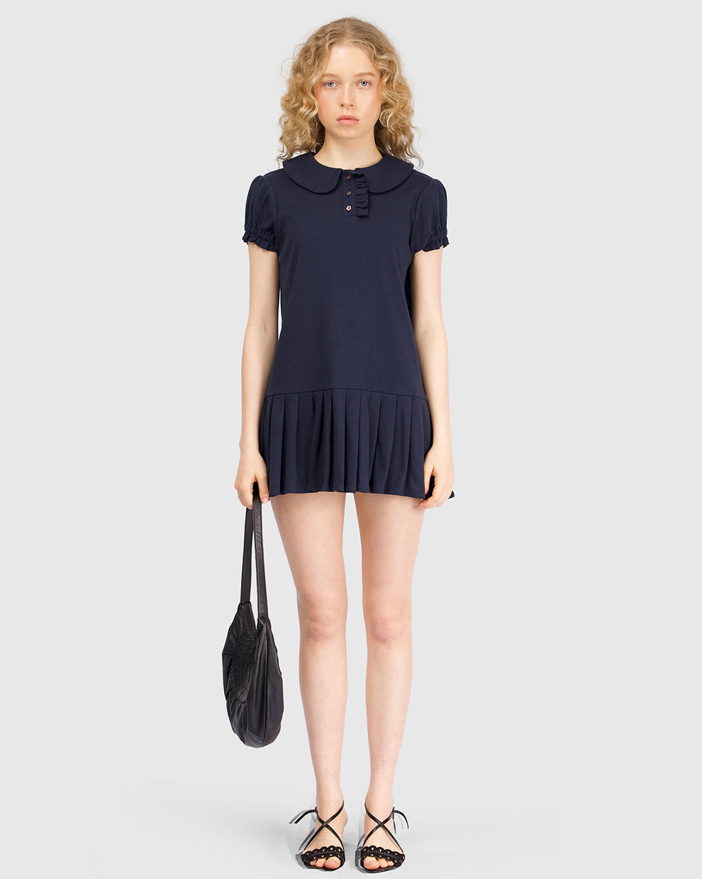 Polo Mini Pleat Dress - Navy – MY MUM MADE IT