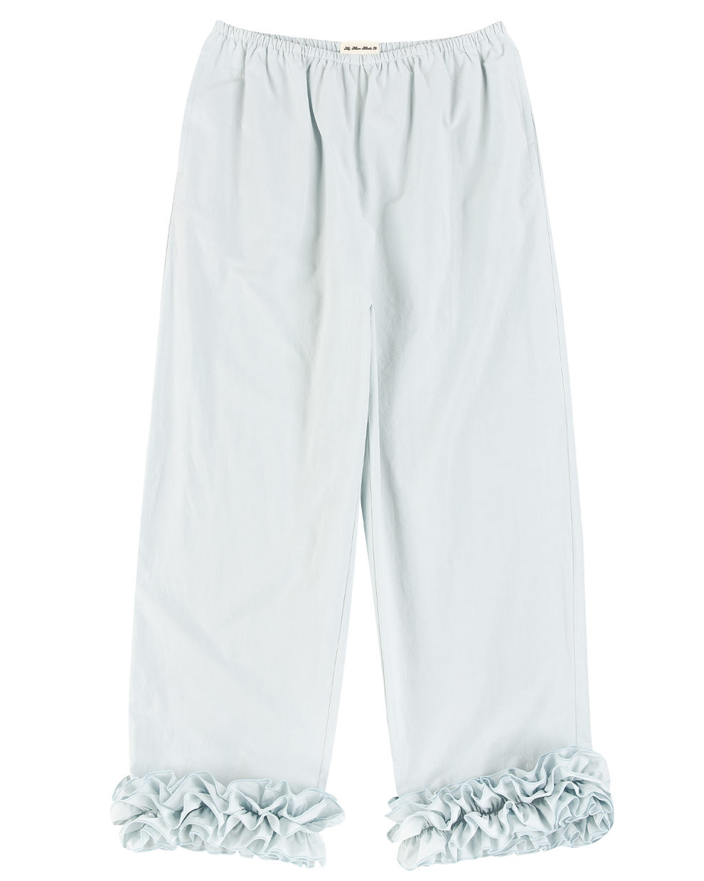 Pants: Cotton Ruffle Pant - Bluewishes - My mum made it – MY MUM MADE IT